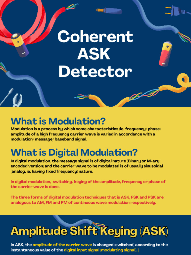 PCS - Coherent ASK Detector | PDF | Modulation | Amplitude