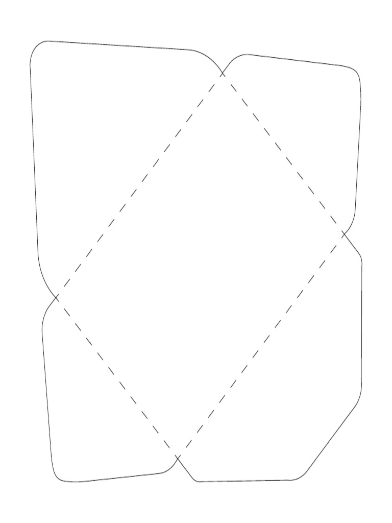 PDF Envelope Template Festive Herbs | PDF