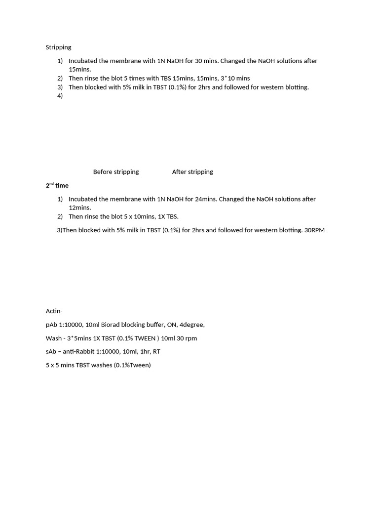 Stripping of Membrane | PDF