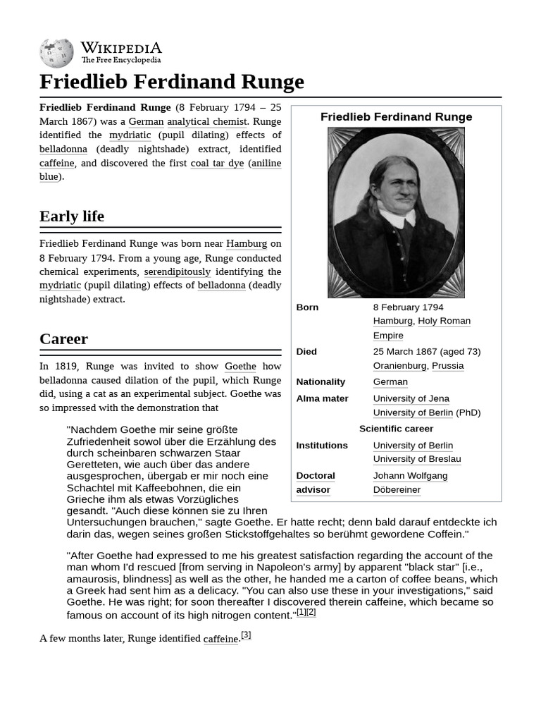 Friedlieb Ferdinand Runge | PDF