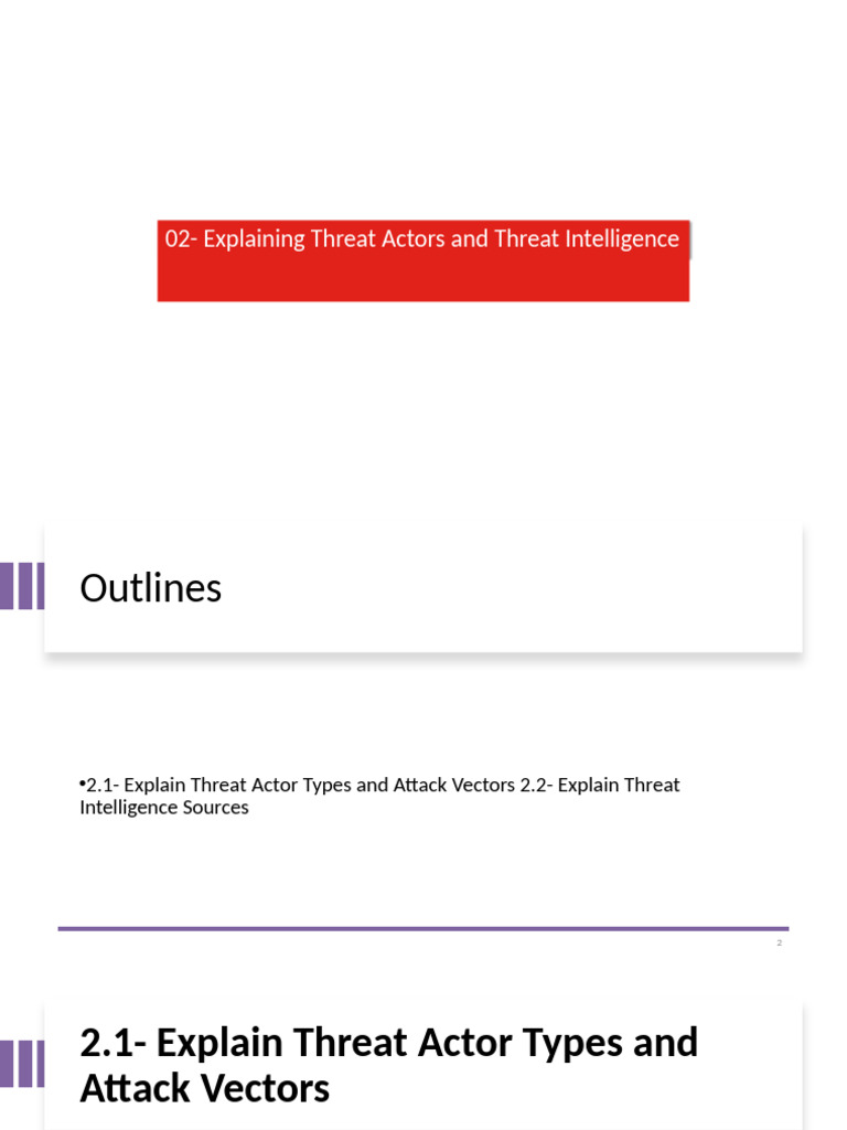 Explaining Threat Actors and Threat Intelligence | PDF | Security Hacker | Computer Security