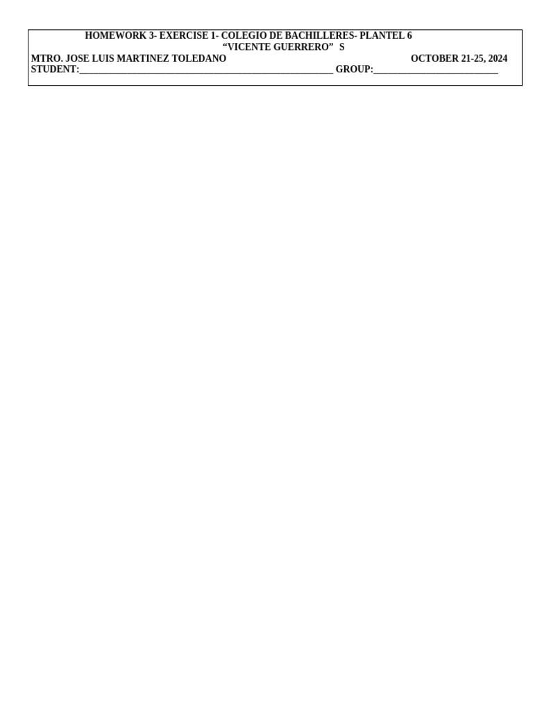 EXERCISE1-24-ORACIONES-present tense-OTHER VERBS | PDF | Tipología Lingüística | Gramática