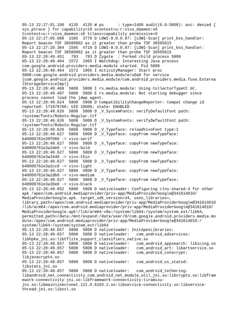log | PDF | Computing Platforms | Data Management
