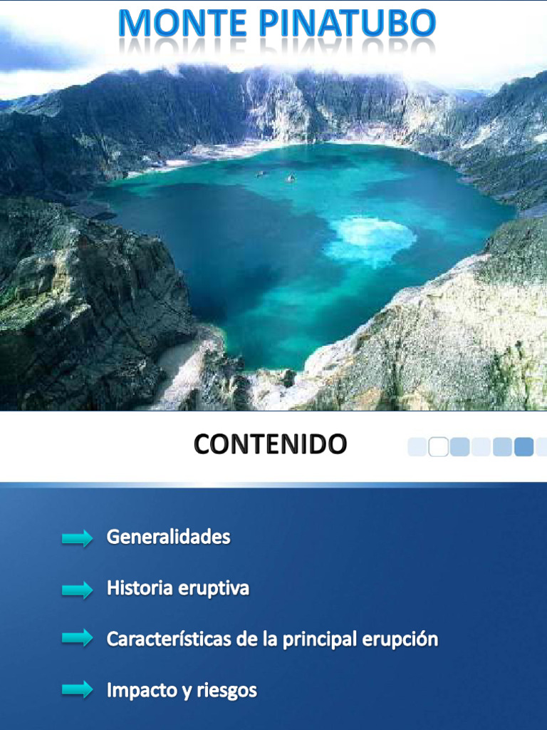 Mapa del Volcán Pinatubo y su Historia | PDF | Tipos de erupciones ...