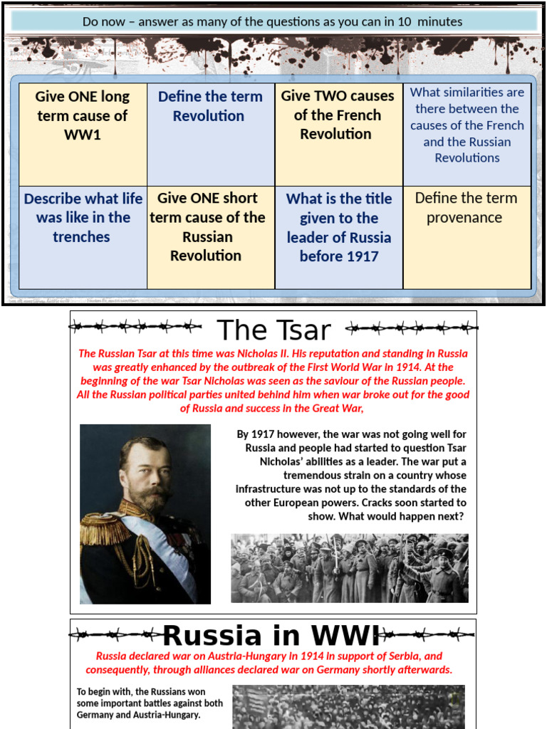 L4 - Bolshevik Takeover Part 1 | PDF | Nicholas Ii Of Russia | Russian ...