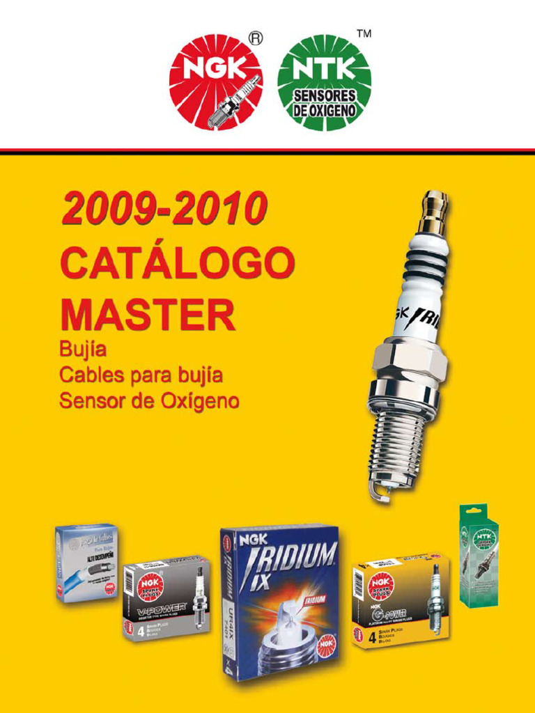 Catálogo Bujías NGK 2025 PDF | PDF | Coche | Vehículo de motor