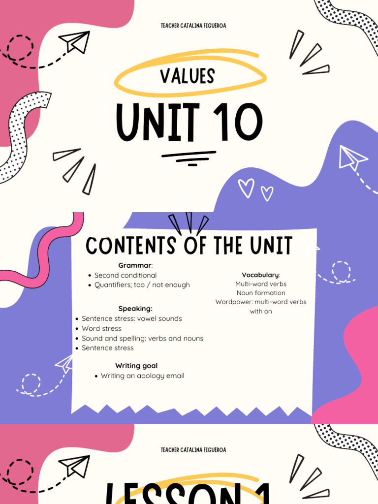 Unit 10 | PDF | Stress (Linguistics) | Word