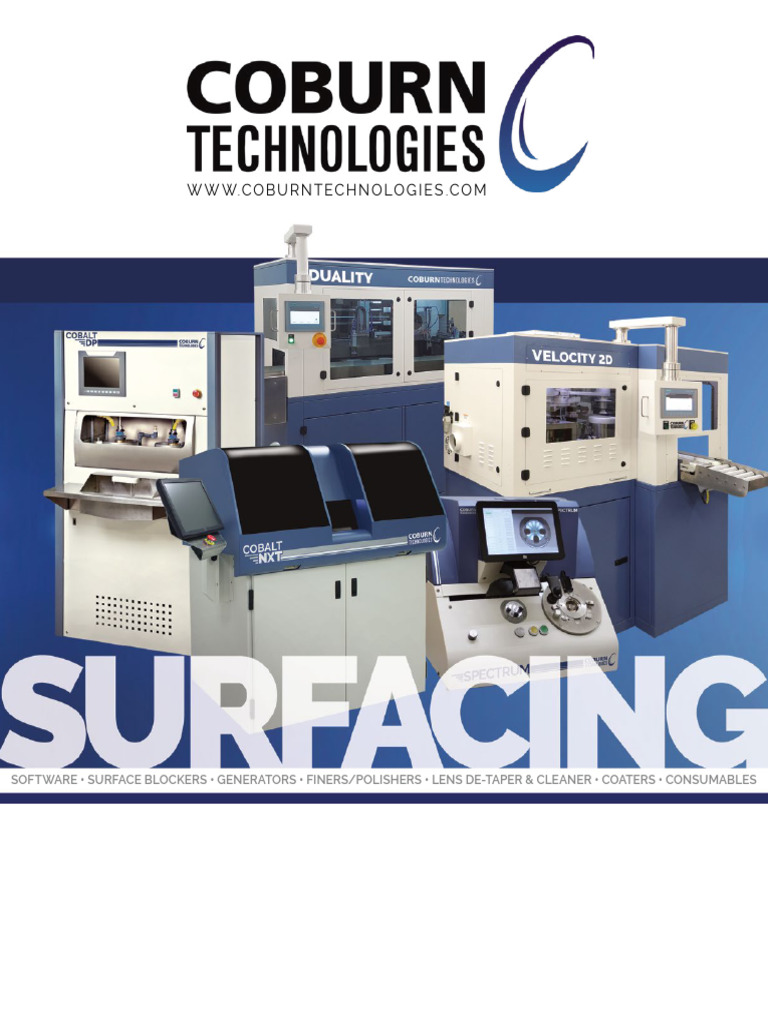 Lens Surfacing Catalog | PDF