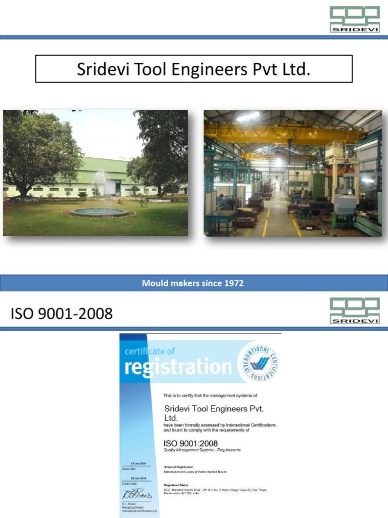 Sridevi Tool Engineers PVT LTD.: Mould Makers Since 1972 | PDF ...
