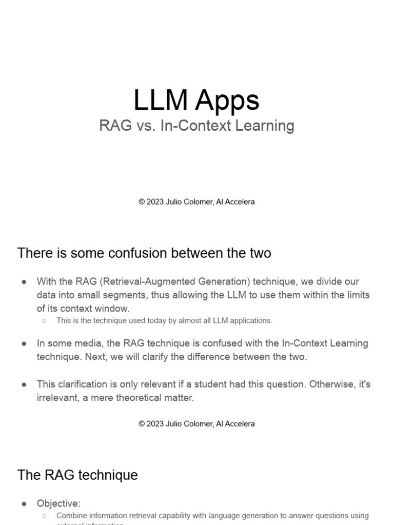 054beng-Rag VS In-Context Learning | PDF | Information Science ...