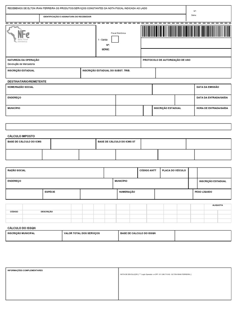 006 - Danfe-481428000409 | PDF | Brasil