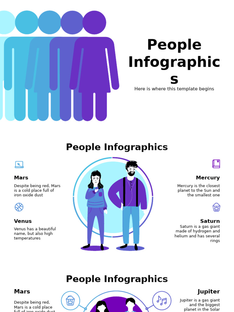 People Infographics by Slidesgo | PDF | Planets | Saturn