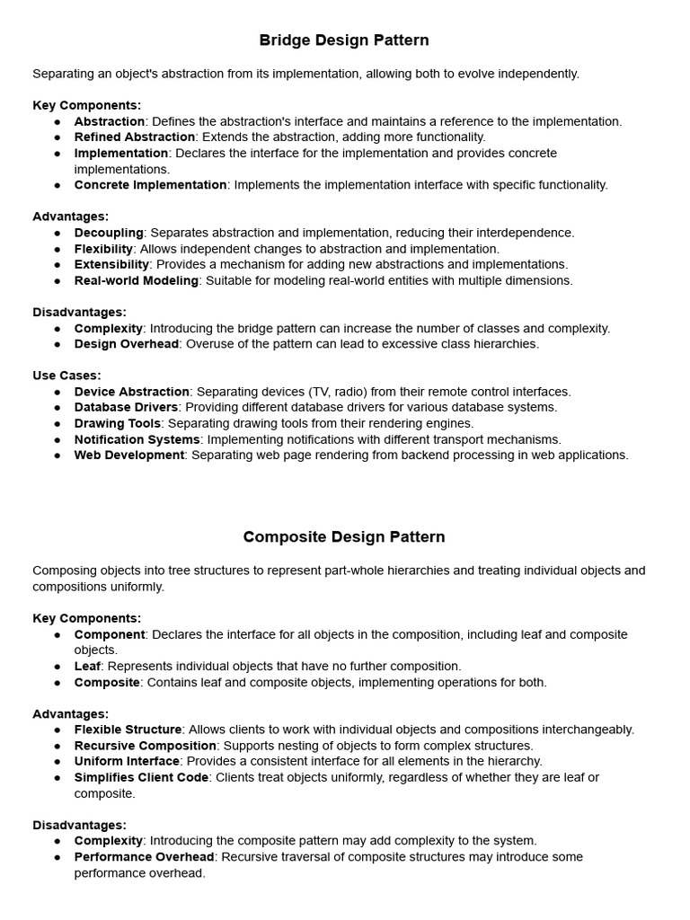Software Design Patterns Guide | PDF | Proxy Server | Abstraction (Computer Science)