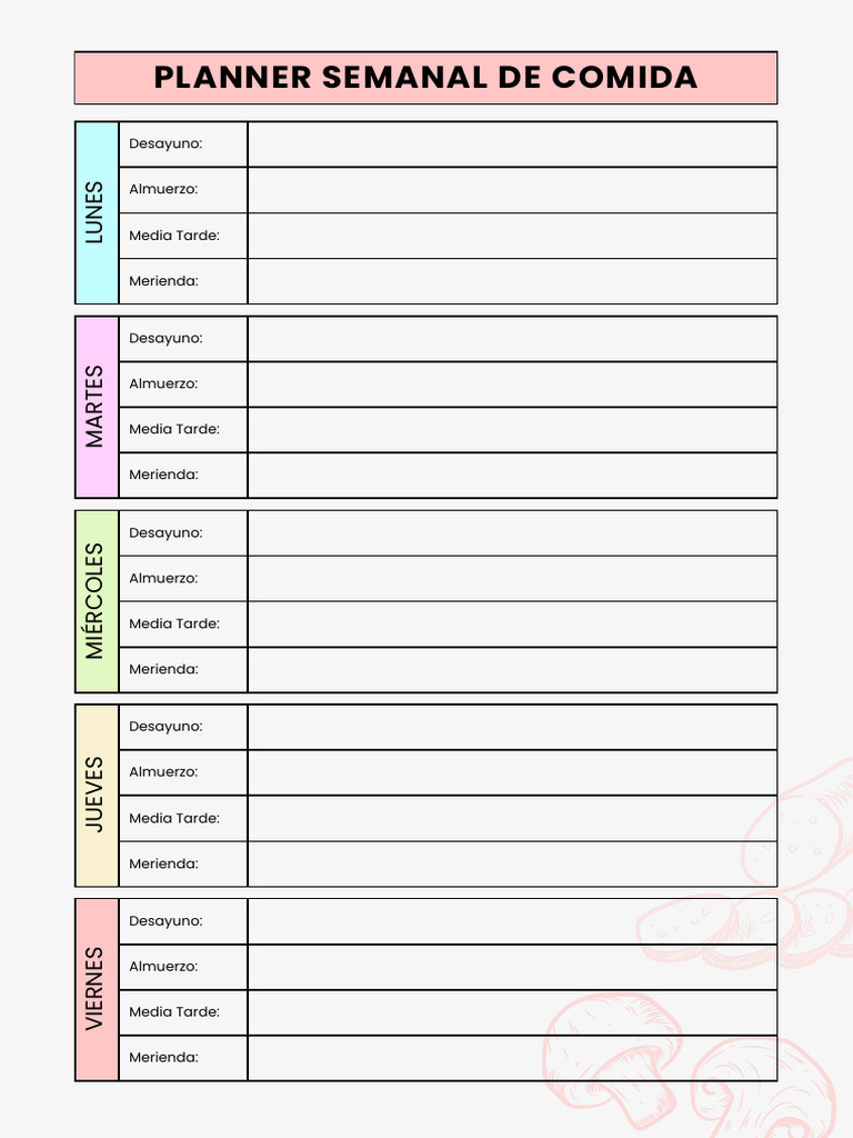 Documento A4 de Comida Simple | PDF