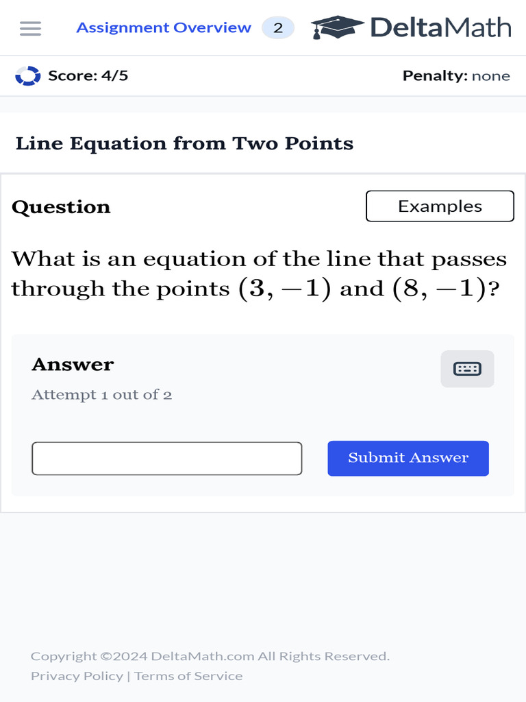 DeltaMath Student Application | PDF