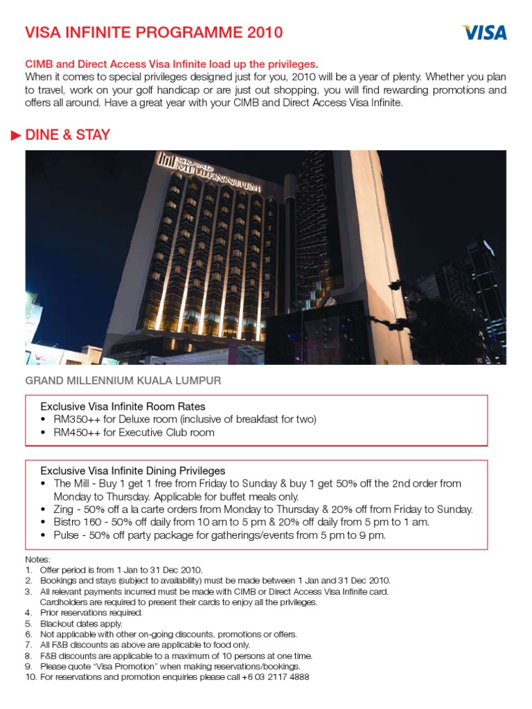 Cimb Vi Program 2010-Edm2 | PDF | Coupon | Visa Inc.
