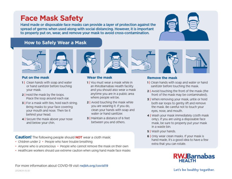 Face Mask Safety Guidelines | PDF