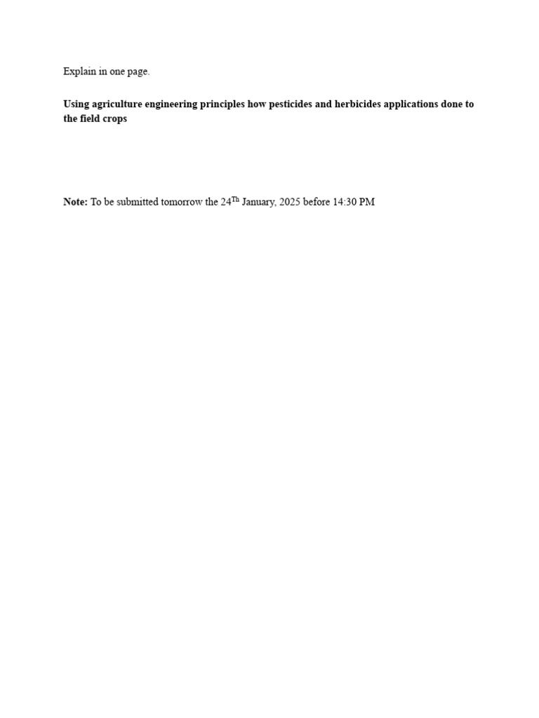 Pesticide Application In Field Crops Pdf