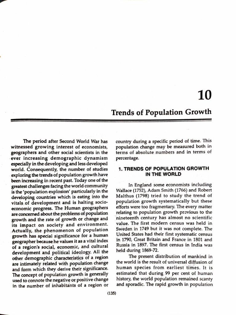 Population growth. | PDF | World Population | Population Growth