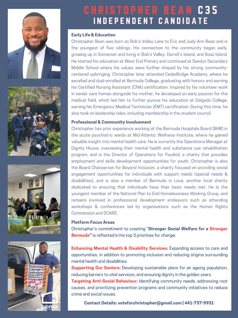 Christopher Bean - Press Kit (2025 General Election).PDF | PDF | Mental ...