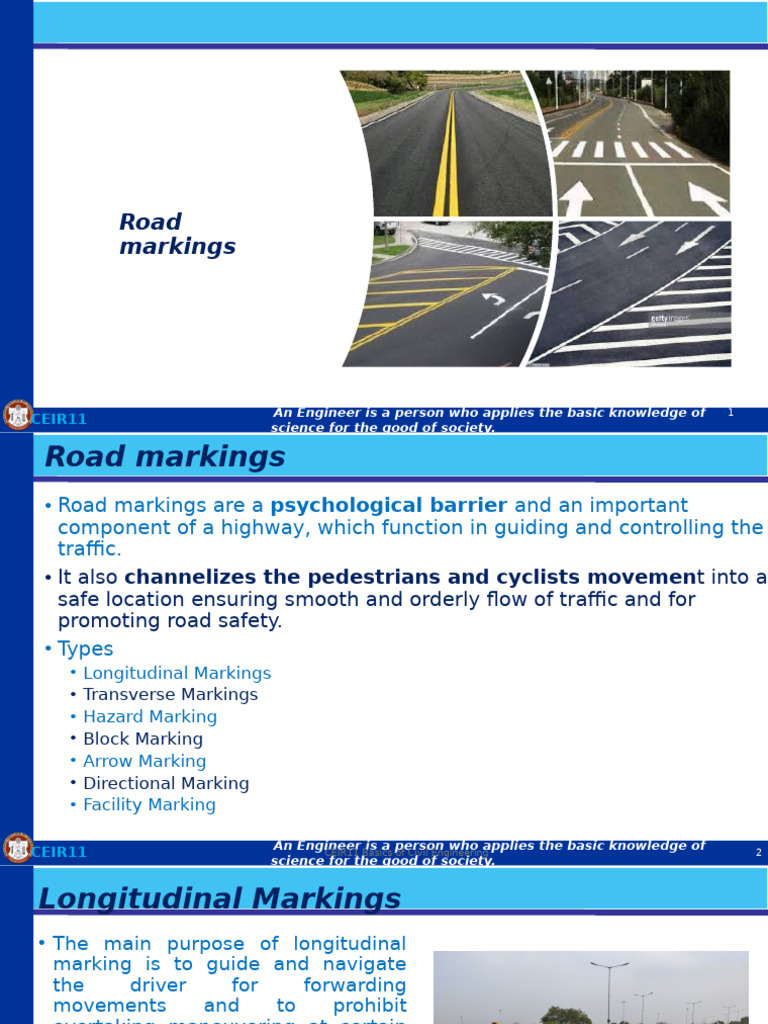 Seminar 2 - Road Markings | PDF | Traffic Light | Traffic
