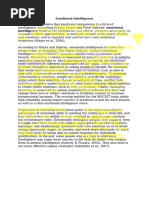 MSCEIT | PDF | Emotional Intelligence | Emotions