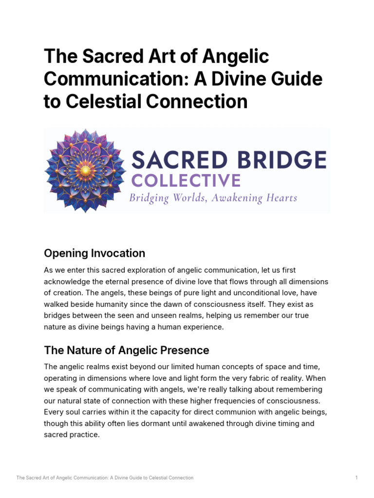 6bffced1-94e7-41b5-9a4f-5b6bf841799a the Sacred Art of Angelic Communication a Divine Guide to ...