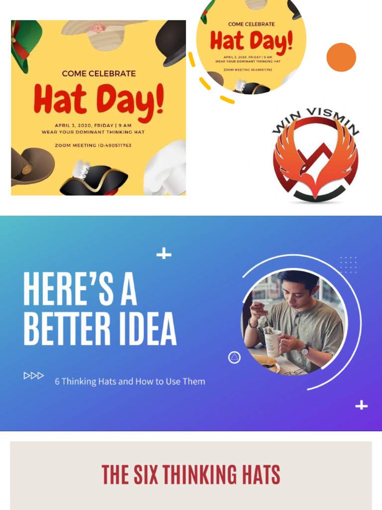 6 Thinking Hats Final | PDF | Thought | Idea