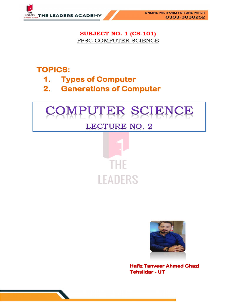 Computer Lecture No. 2 | PDF | Very Large Scale Integration ...