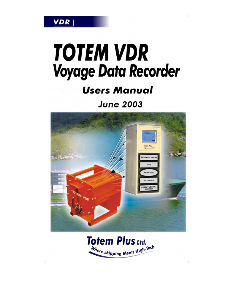 TOTEM VDR Voyage Data Recorder | PDF | Menu (Computing) | Computer File