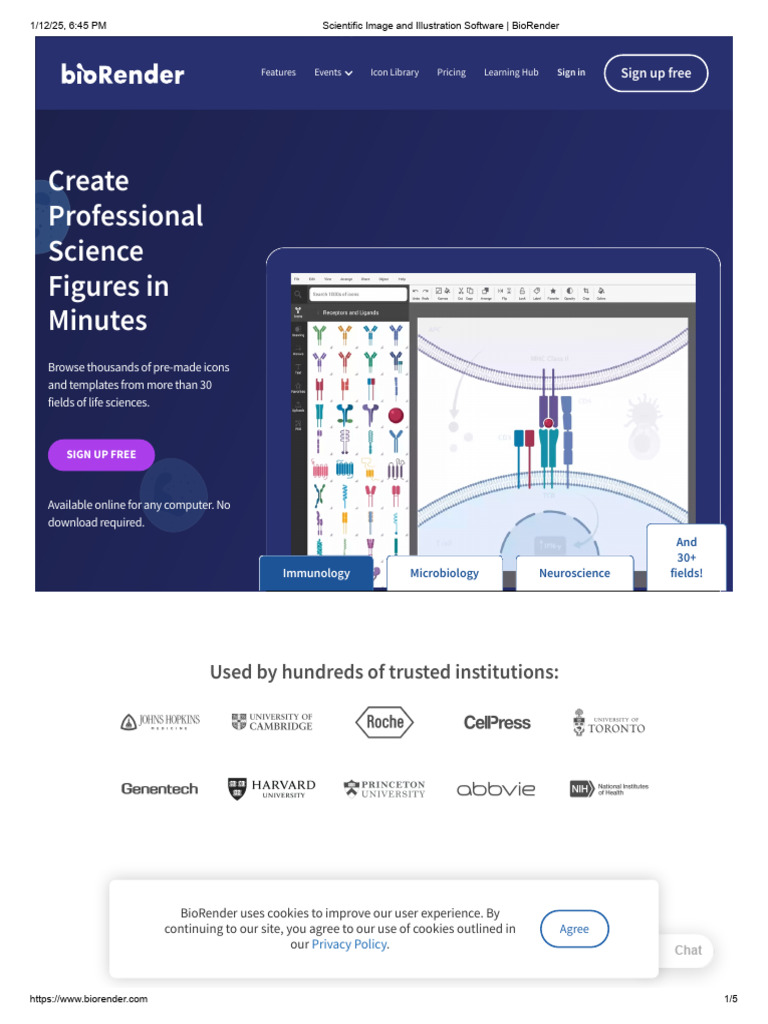 Scientific Image and Illustration Software - BioRender | PDF | Icon ...