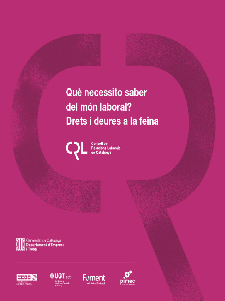 Drets I Deures A La Feina Cat | PDF