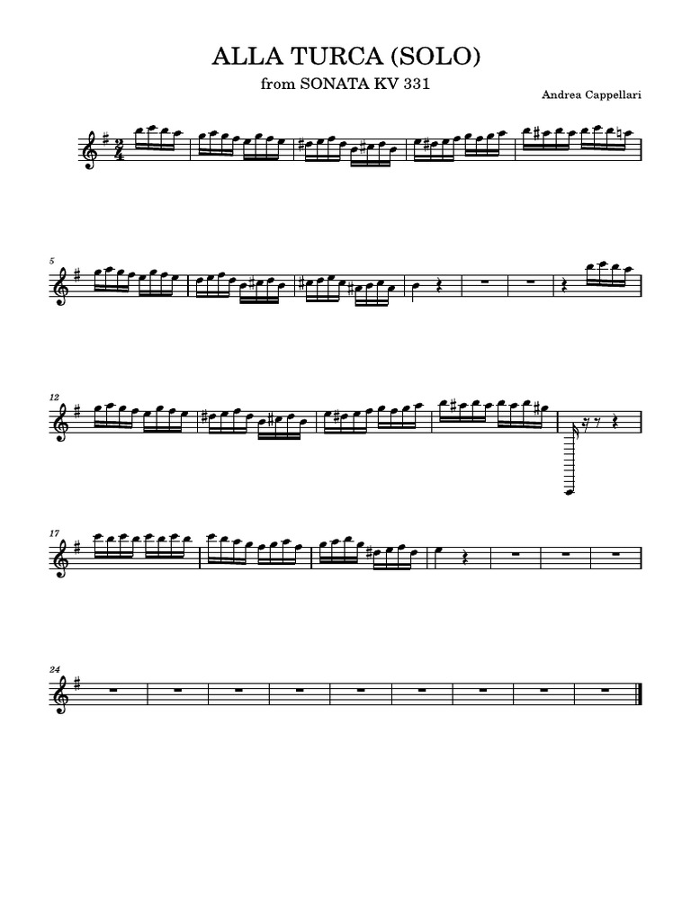 Alla Turca | PDF