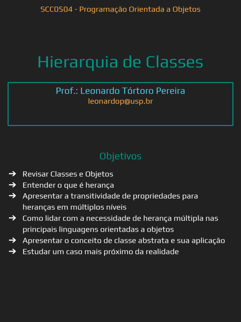Aula 10 Hierarquia De Classes Pdf Classe Programação De Computadores C Sharp