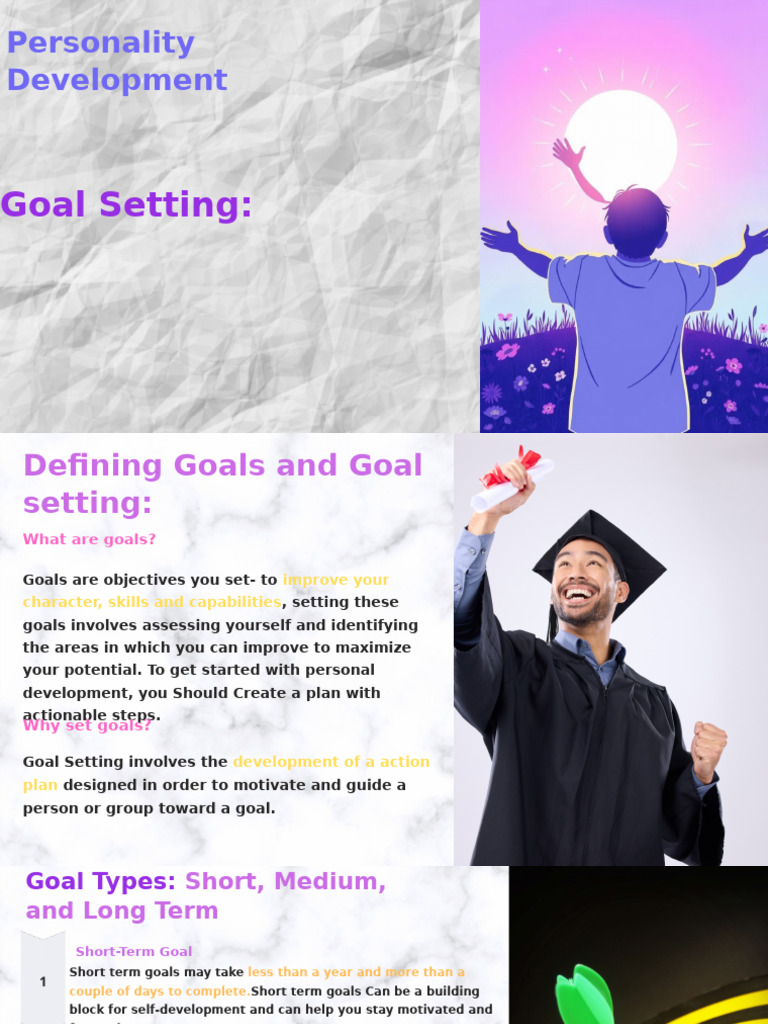 Effective Goal Setting for Personal Growth | PDF