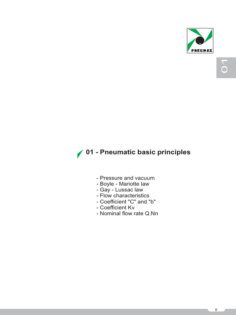 Pneumatic Basic Princple | PDF | Pressure | Flow Measurement