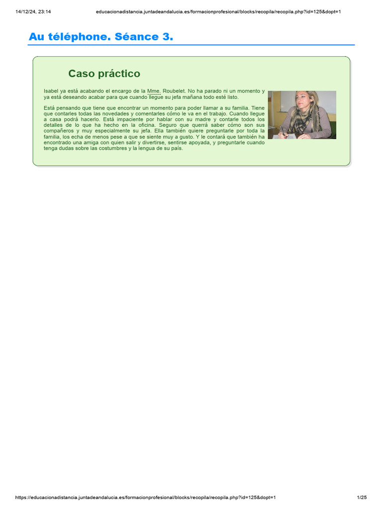 Caso Práctico: Au Téléphone. Séance 3 | PDF | Licencia Creative Commons