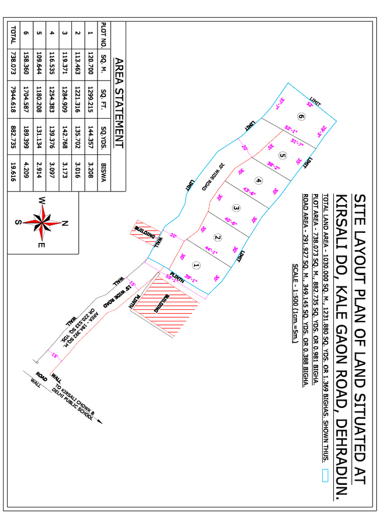 Final Site - Layout - Plan-2 at Kirsali Do Kale Gaon Road, Dehradun-Model | PDF