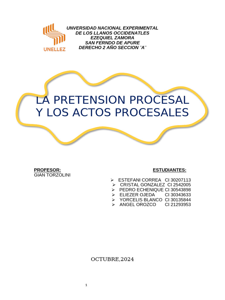 La Pretension | PDF | Ley procesal | Demanda judicial