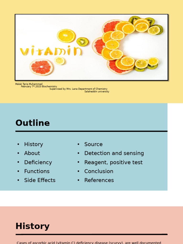 Vitamin c | PDF | Vitamin C