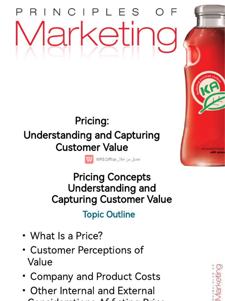 Chapter 5 Principles of Marketing | PDF | Pricing | Market (Economics)