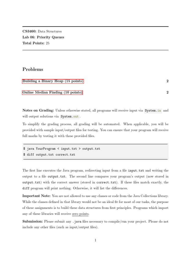 lab06 | PDF | Computing | Computer Programming