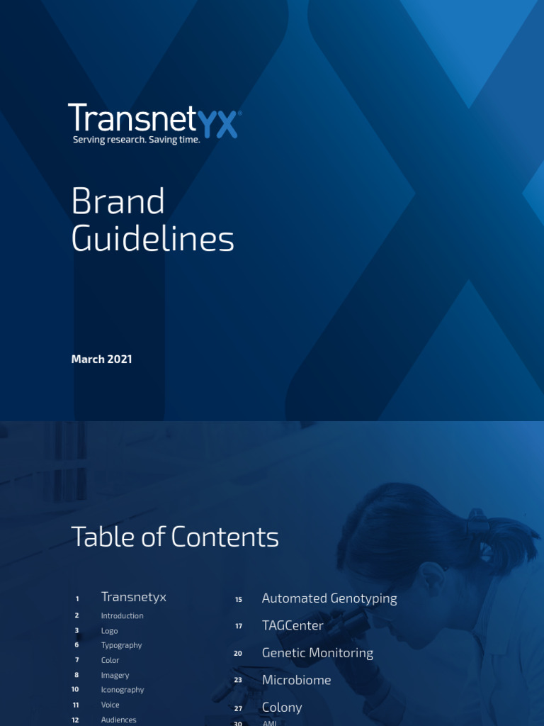 Transnetyx Brand Guidelines Overview | PDF | Logos | Brand