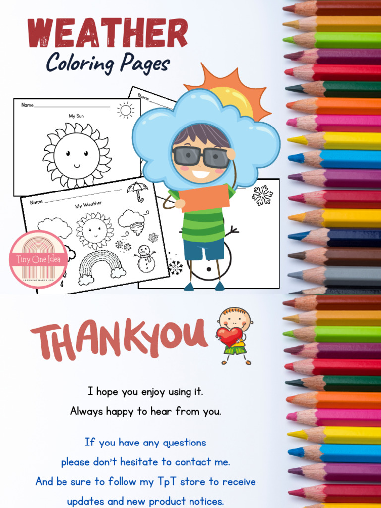 WeatherColoringPagesFree 1 | PDF