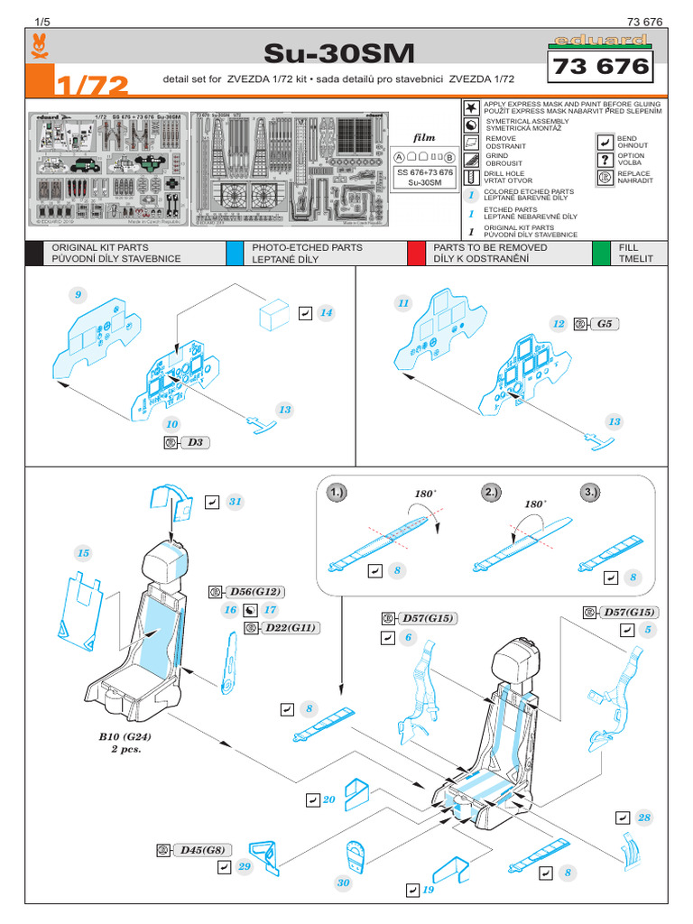 Su-30SM: Eduard | PDF