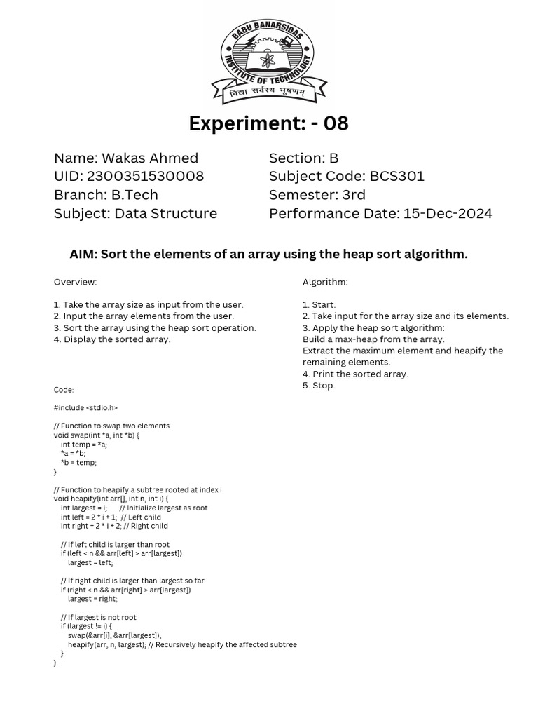 Babu Banarsi Das - 20250109 - 232917 - 0000 | PDF | Applied Mathematics ...