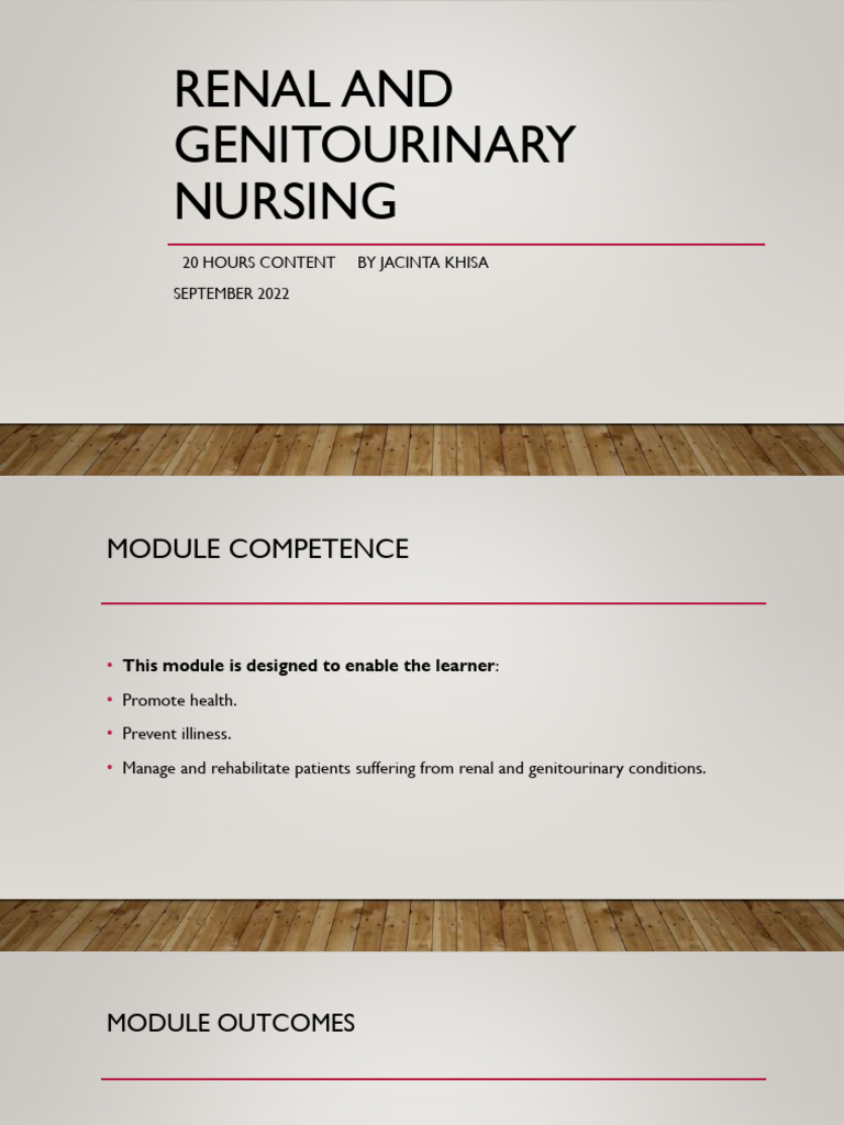 Renal and Genitourinary Nursing June 22 | PDF | Angiotensin | Kidney
