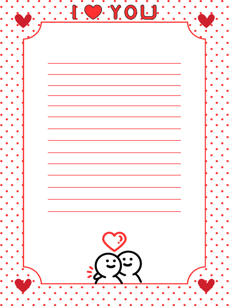 Cartas de San Valentin Plantilla | PDF