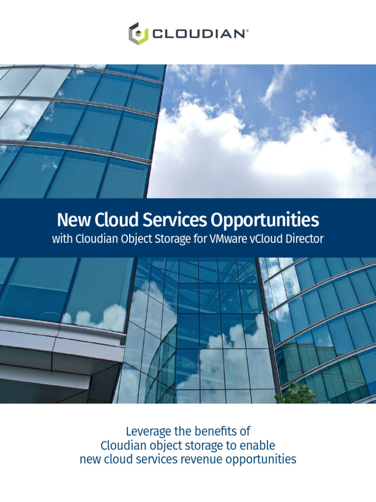 Cloudian Cloud Services Opportunities | PDF | Cloud Computing | Backup