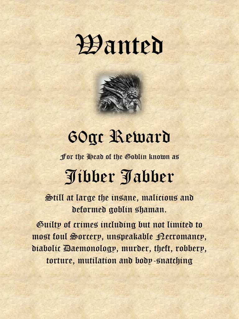 Wanted - Jibber Jabber | PDF